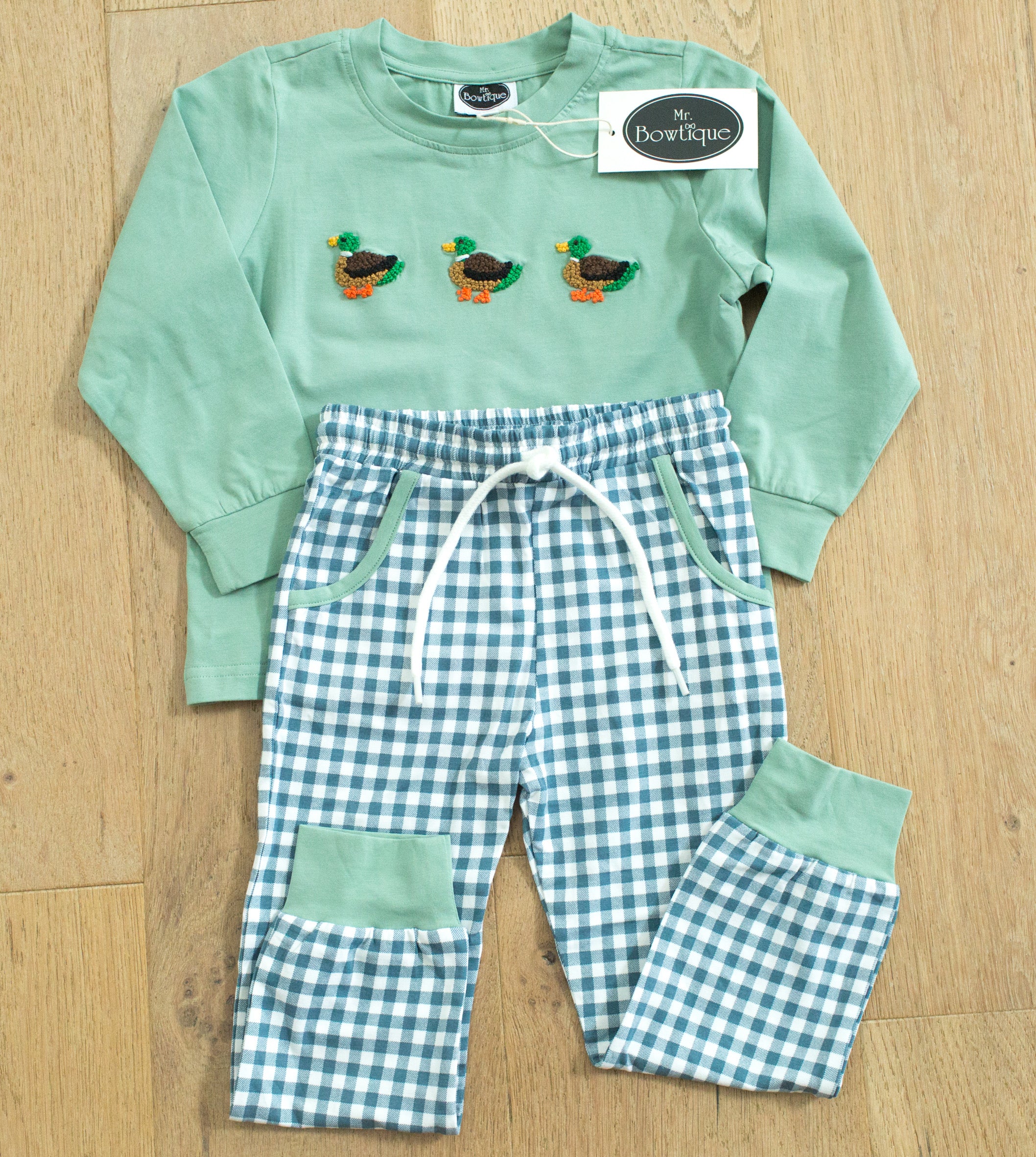 French Knot Duck Jogger Set – Mr.Bowtique